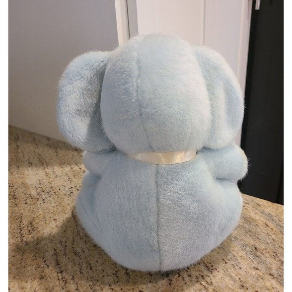 Dakin | Toys | Vintage 9s Dakin Blue Elephant Plush Rattle Zoo Circus ...